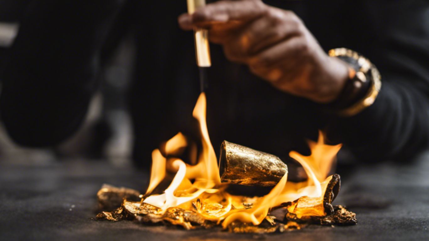 How to Determine if Gold is Real Using a Lighter?